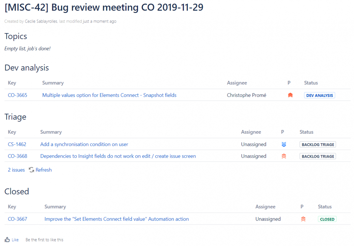 Streamline the bug review meeting in Jira software: how we do it at ...
