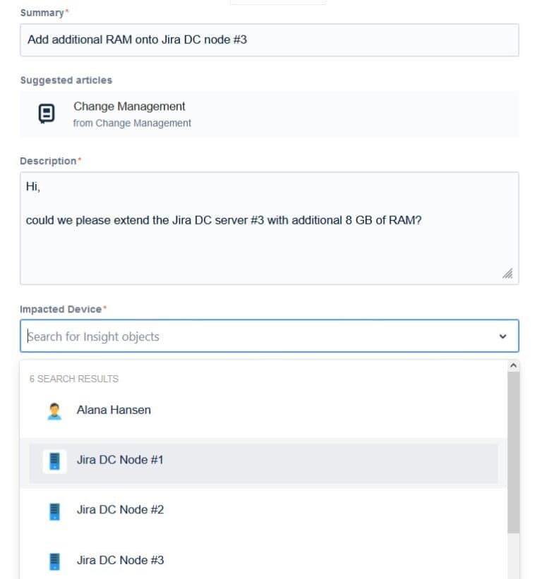 How to set up change management in JSM